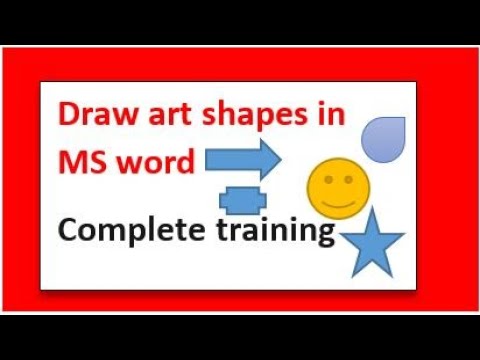 how to insert shapes in microsoft word | how do i fill a shape with ...