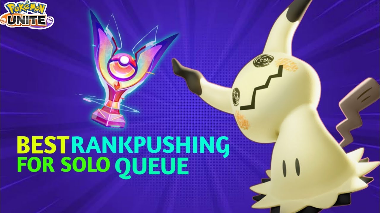 Top 5 Best Rankpush Pokemon for Solo Queue || Pokemon Unite solo ...