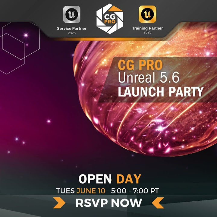 Unreal Engine 5.6 Launch Party with CG Pro !! - YouTube