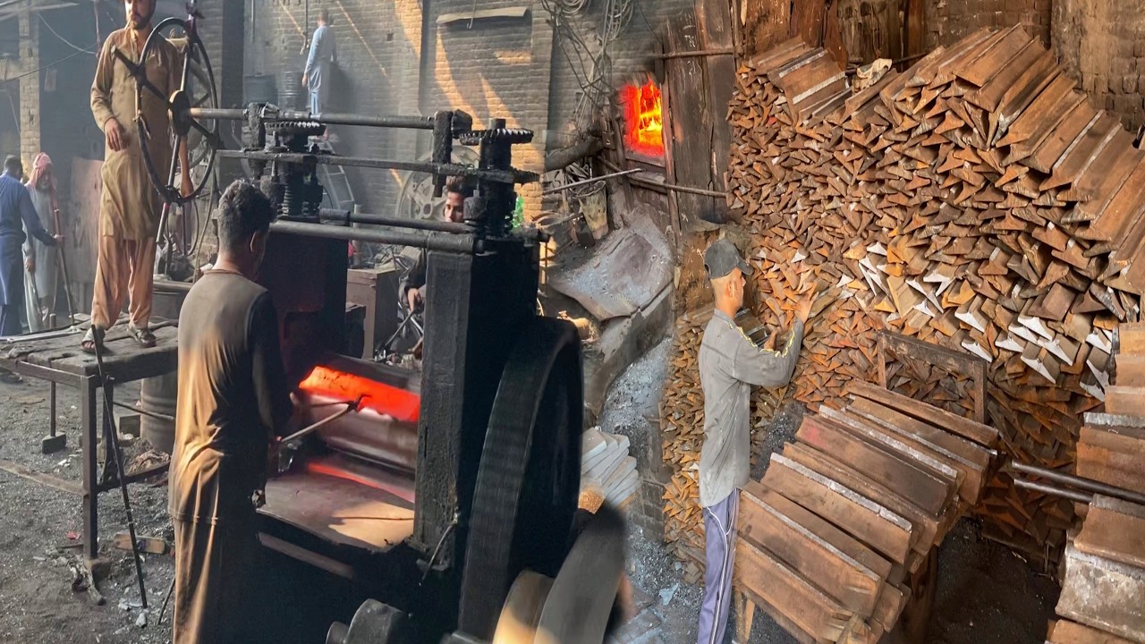 Recycled Scale! Turning Scrap Train Tracks into Agriculture Powerful ...