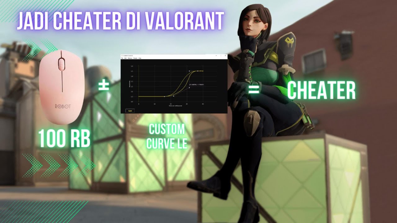 Main Valorant Pake Mouse 100 RB + Custome Curve Le = Cheater - YouTube