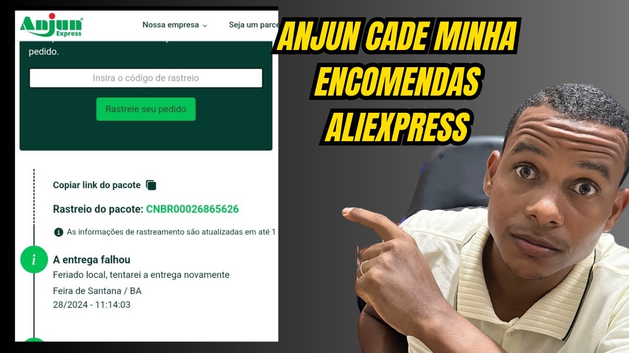 Anjun express cadê minha encomenda - YouTube