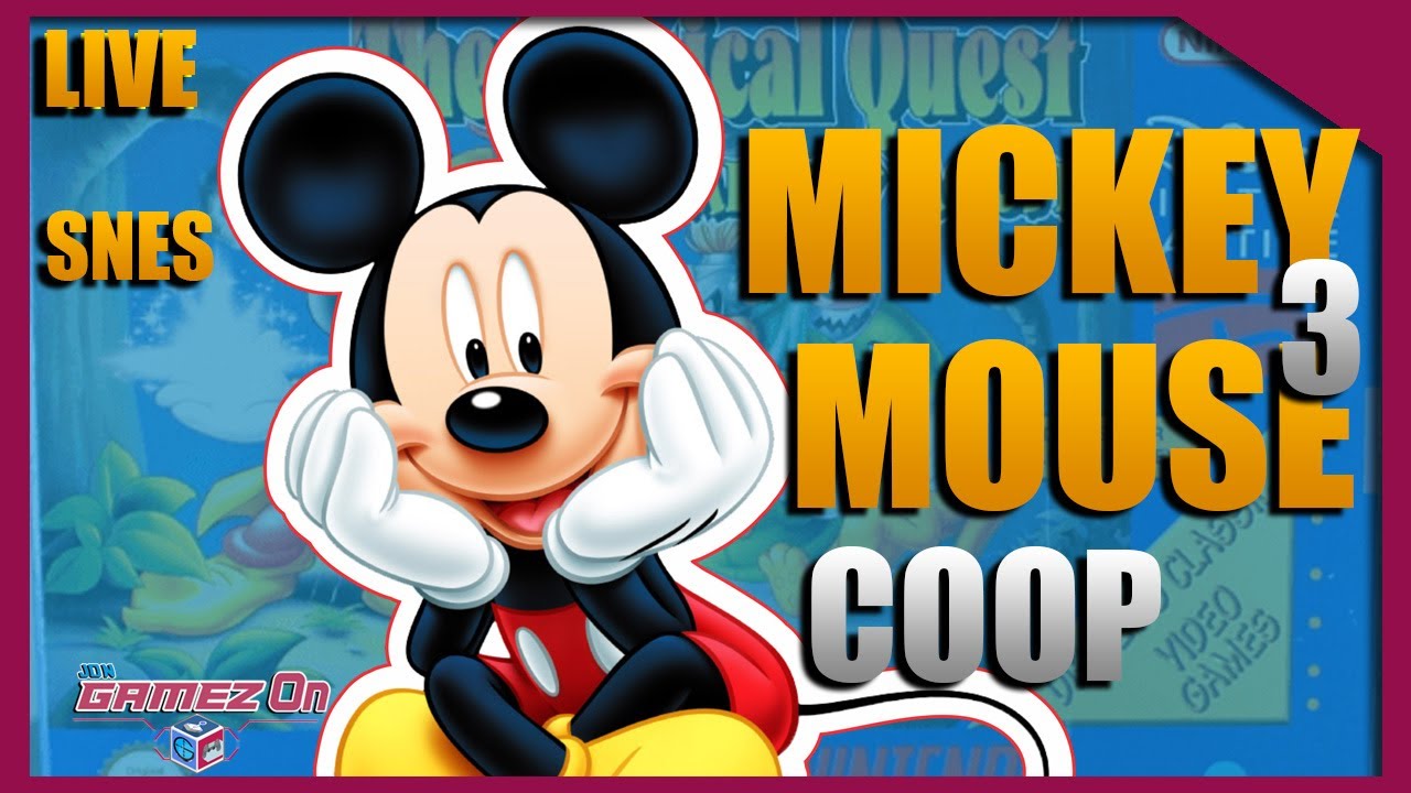 Mickey Mouse Quest Adventure 3 COOP [SNES] Live Feat RamonXD - YouTube