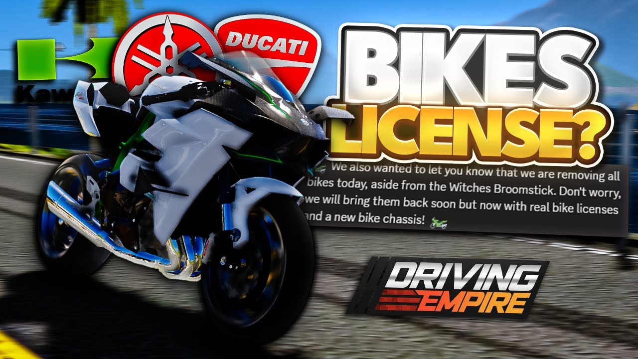 *LICENSED* BIKES Are Coming To Driving Empire?! (Roblox) - YouTube