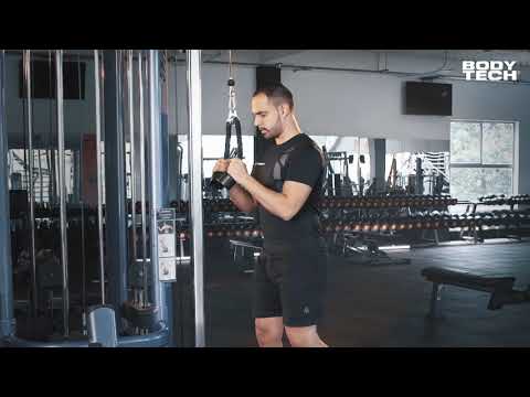 Push down con lazo en polea - YouTube