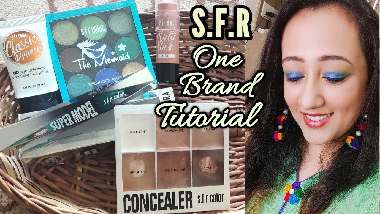 #SFR One brand Makeup Tutorial | Most Affordable & Beginner Friendly ...