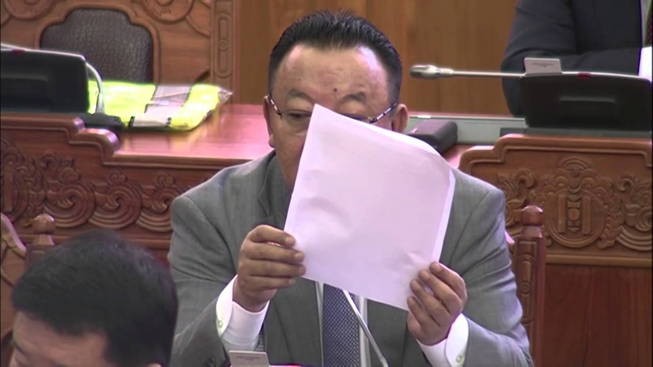 Д Ганхуяг Уул уурхайн салбарын ил тод байдлын тухай хуулийг өргөн