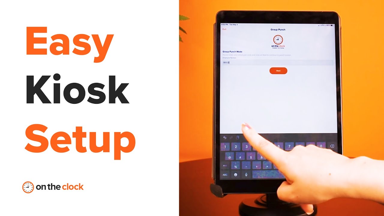 How to use Group Punch to track employee time on a kiosk - YouTube
