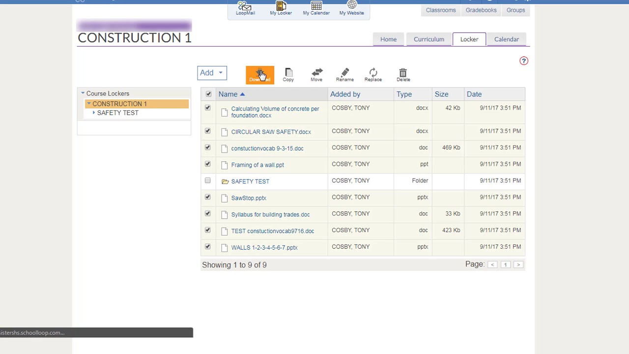 SSD Training - How to Download ALL files from School Loop - YouTube