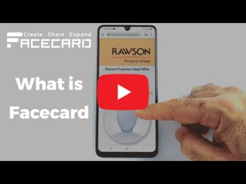 What is a Facecard Digital Business Cards with NFC - YouTube