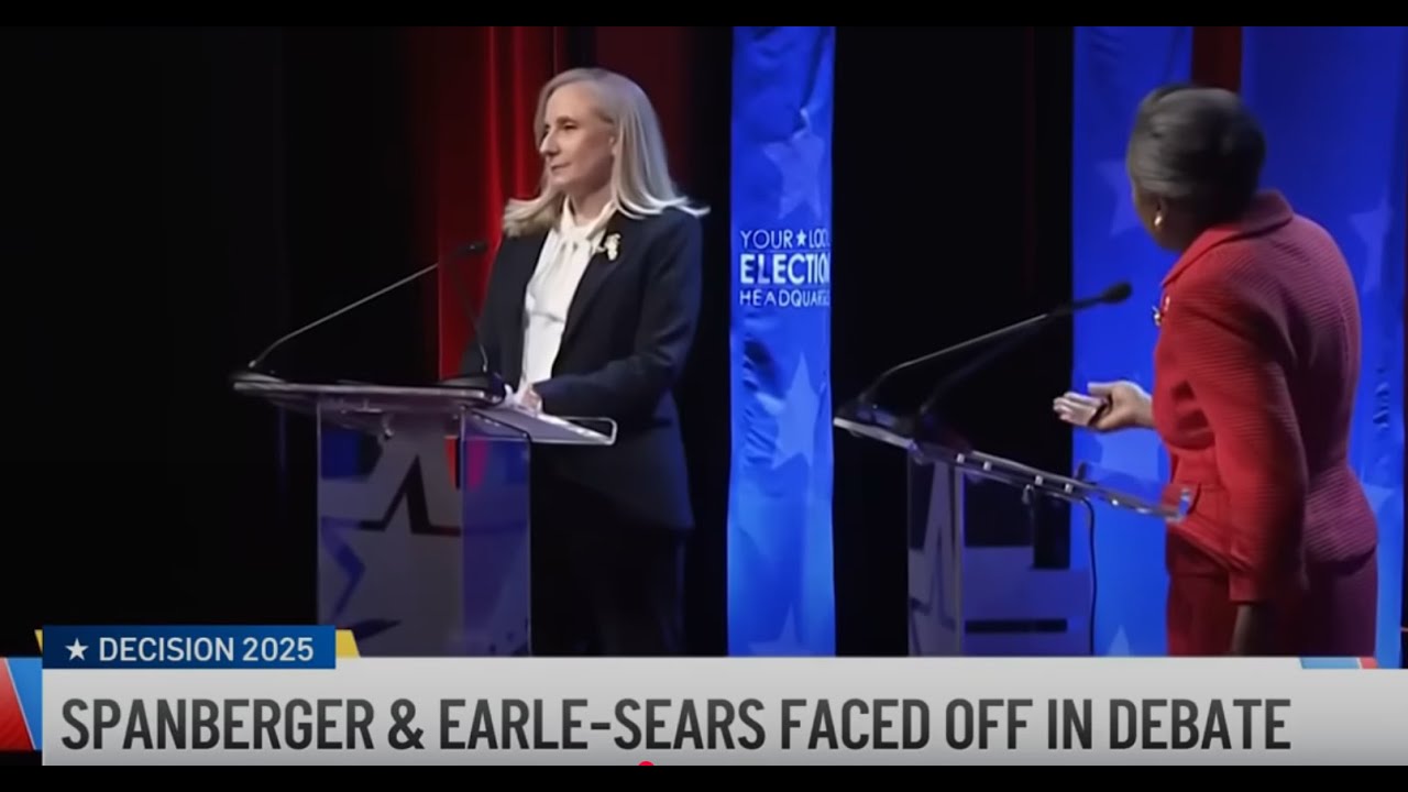 Jay Jones, DEATH TEXTS. Virginia gubernatorial DEBATE - Spanberger vs ...