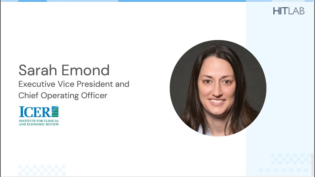 Don Jones interviews Sarah Emond of Institute for Clinical and Economic ...