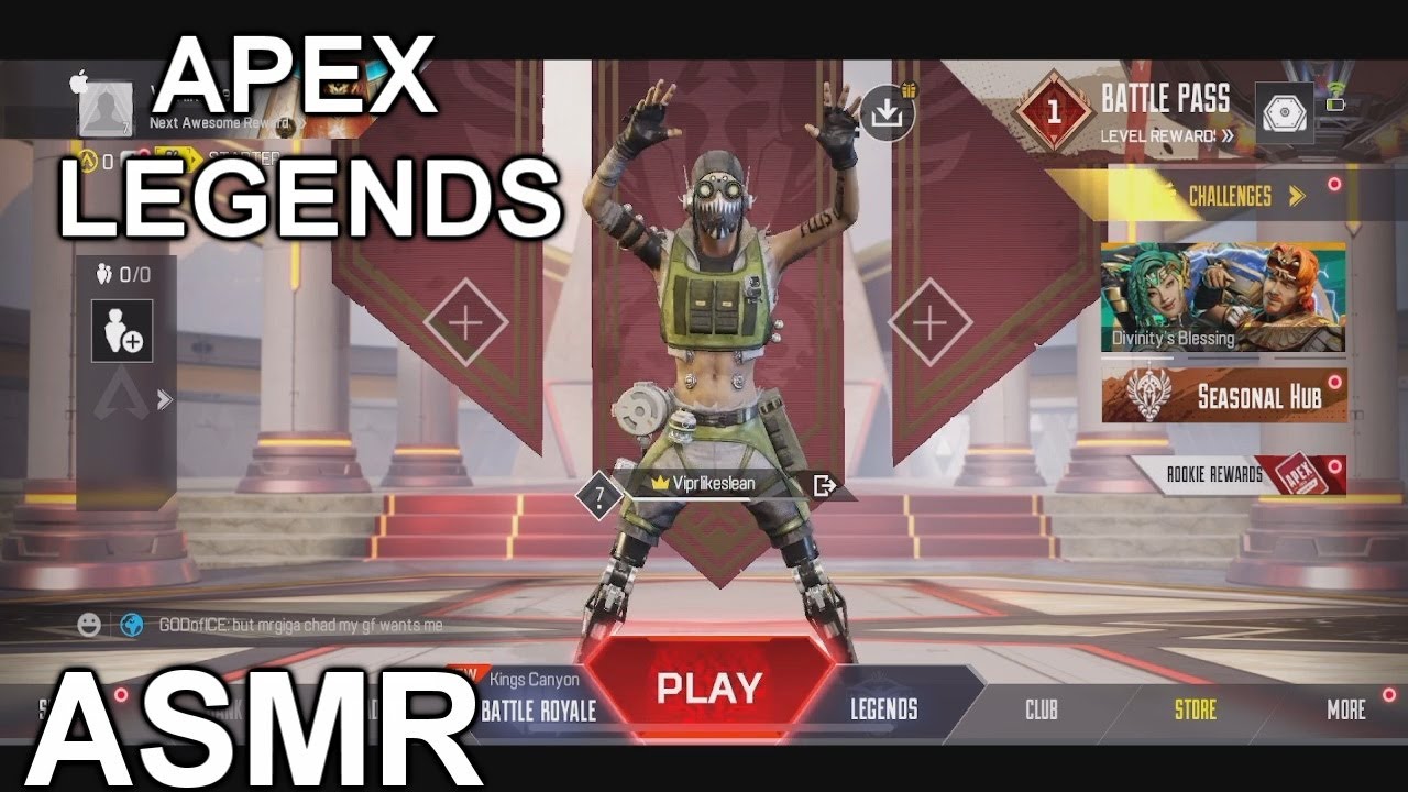 ASMR | Relaxing ASMR APEX LEGENDS Gameplay + Win | ASMR Gameplay - YouTube