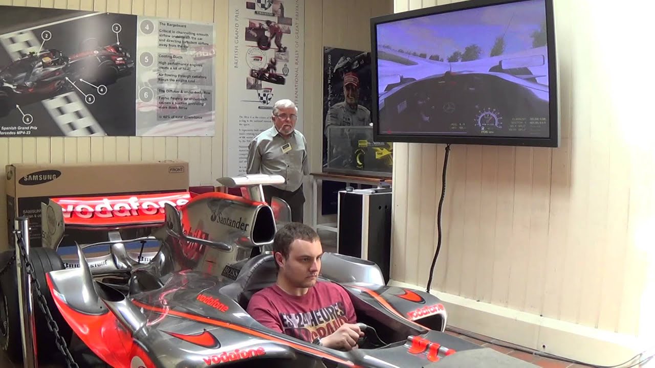 Brooklands McLaren Simulator - YouTube