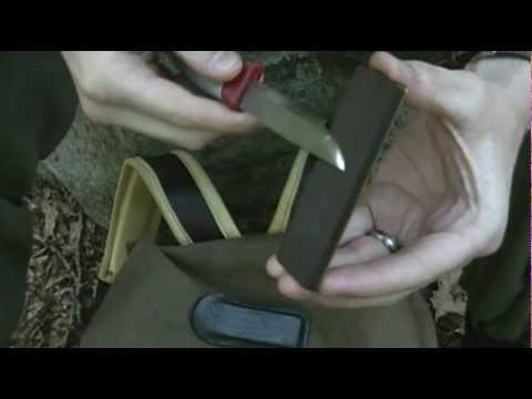 How to use the Fallkniven DC-4 to Sharpen a Bushcraft Knife Part 2 ...