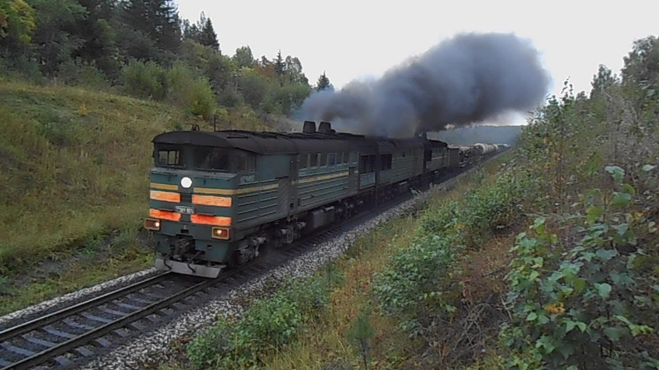 3ТЭ10У-0075 [РЖД] / Удмуртия / Кекоран 10D100 СИЛА 10Д100 - YouTube