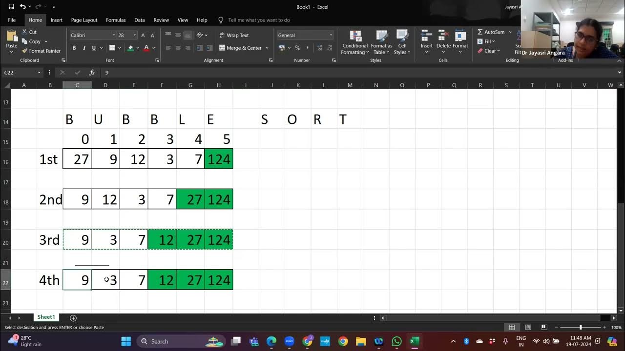 Bubble Sort Explanation - YouTube