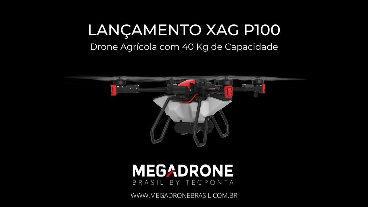 Drone Agrícola XAG P100 - Lançamento Megadrone Brasil - YouTube