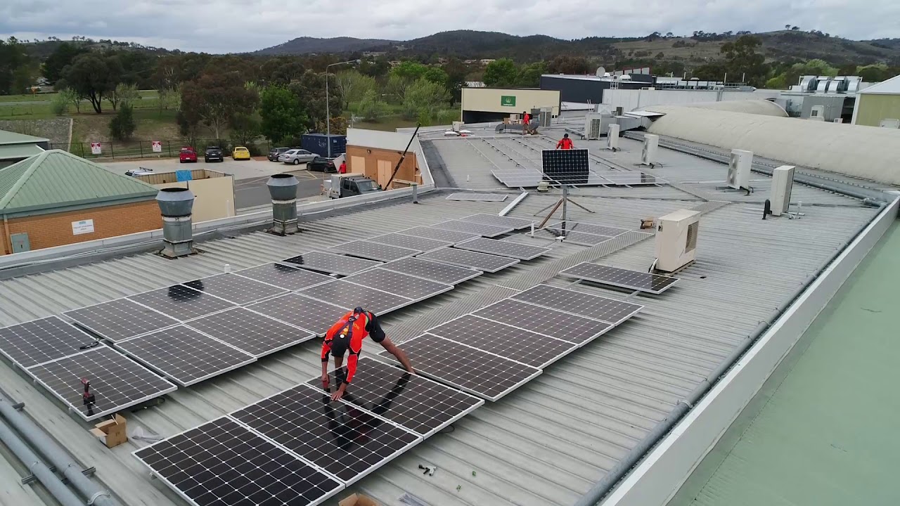 SolarHub Commercial Installation - YouTube