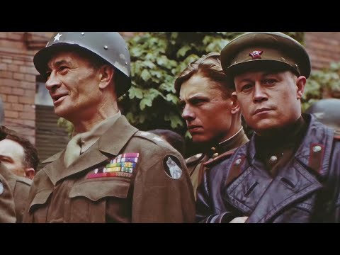 1945: When US Army Met SOVIET Troops (The Historic Link-Up) [Restored 4K 60fps]