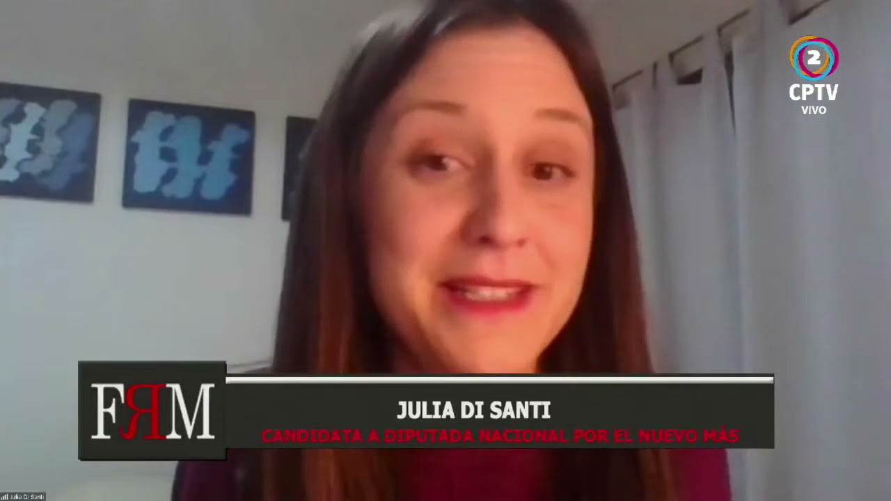 Entrevista a Julia Di Santi - Pre candidata a Diputada Nacional por el ...