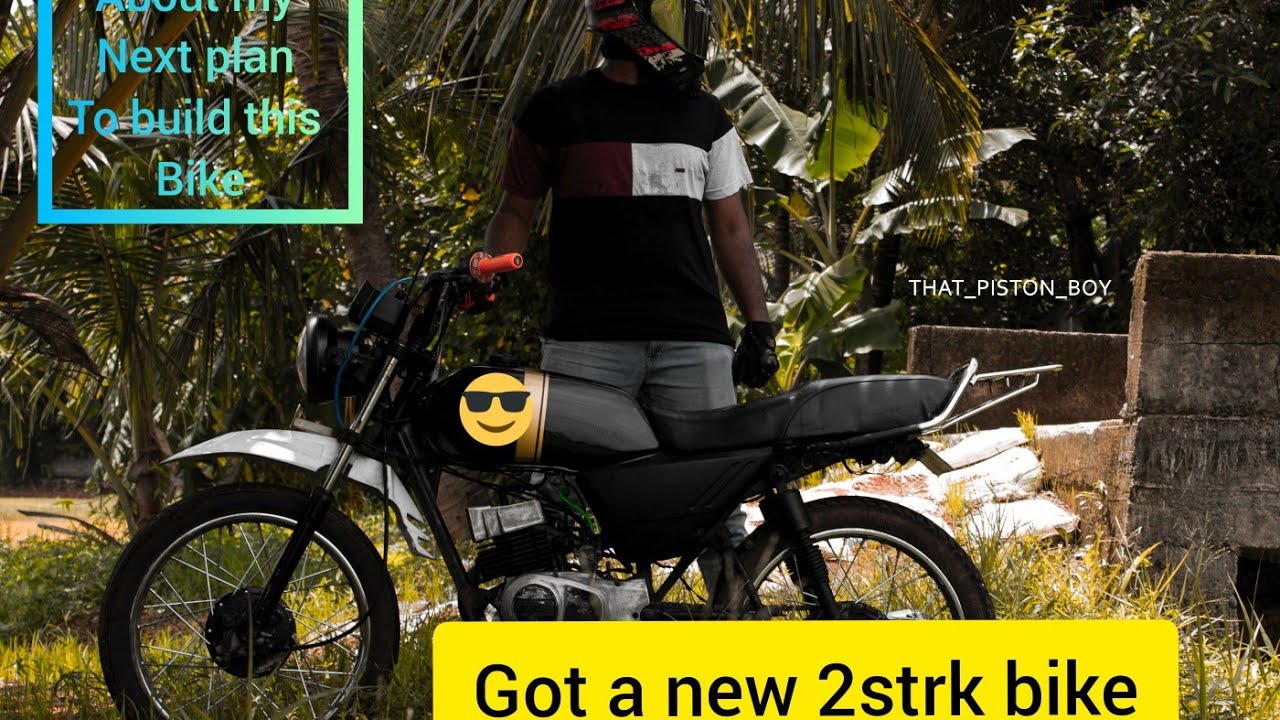 bought a 2stroke bike🤩 ||tvs max 100||max100 modified - YouTube