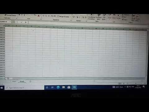 how to check Total no of rows and column in a excel sheet... - YouTube