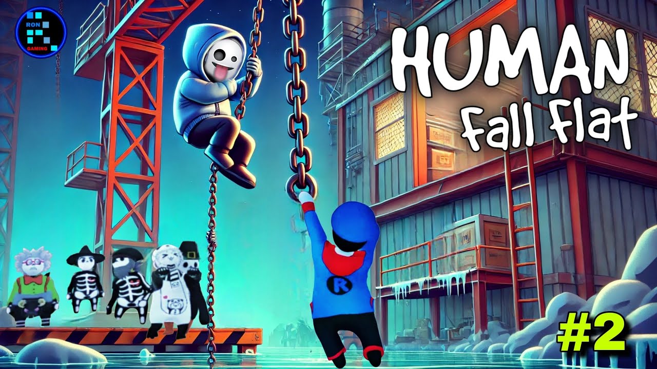 [Hindi] Human: Fall Flat |#2| Dockyard Funny Chota Ron Race - YouTube