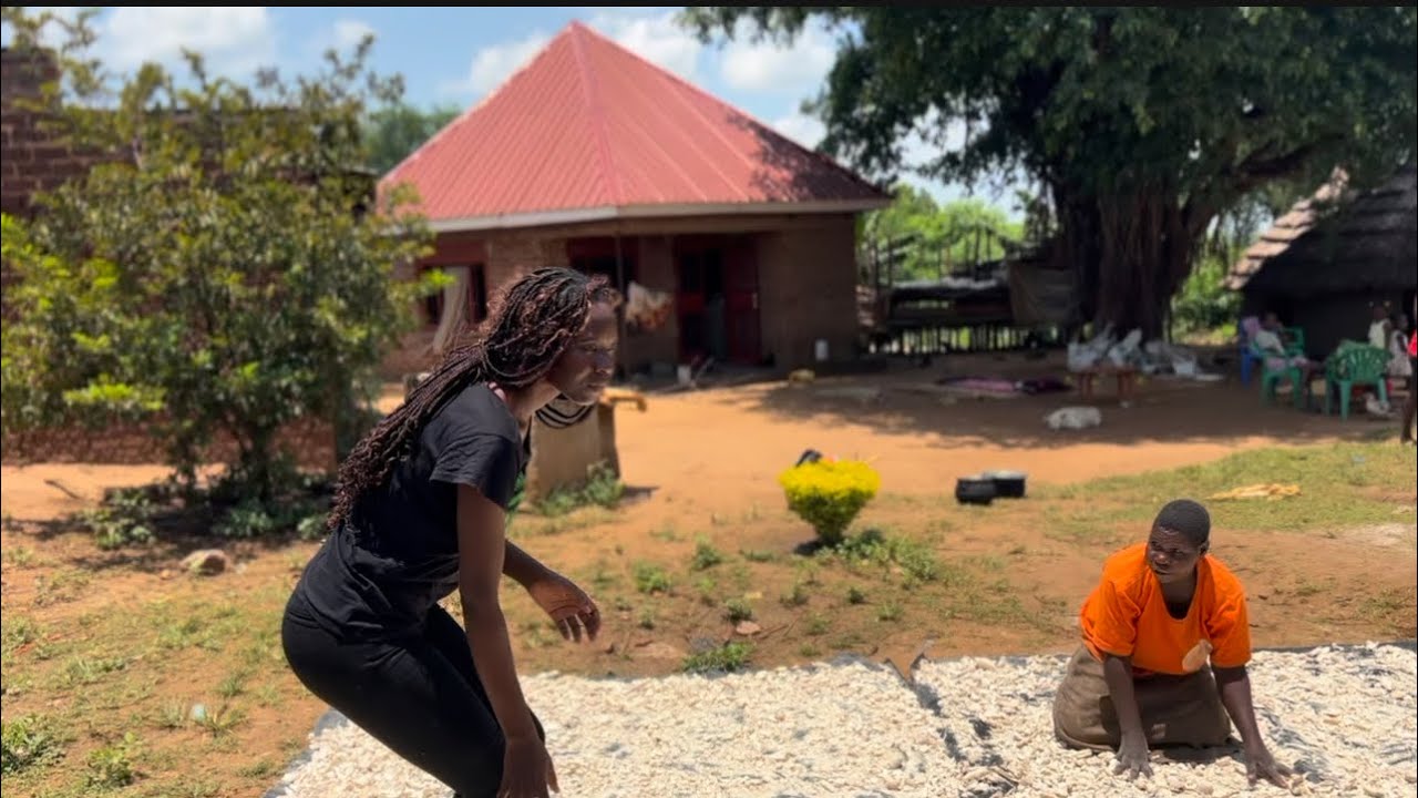 African Village Life / preparation For African Nyako independence Cup.# ...