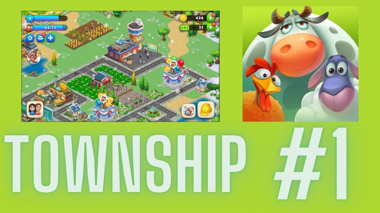 Township Gameplay - Episode 1 - Tutorial + Level 1,2,3,4 - YouTube