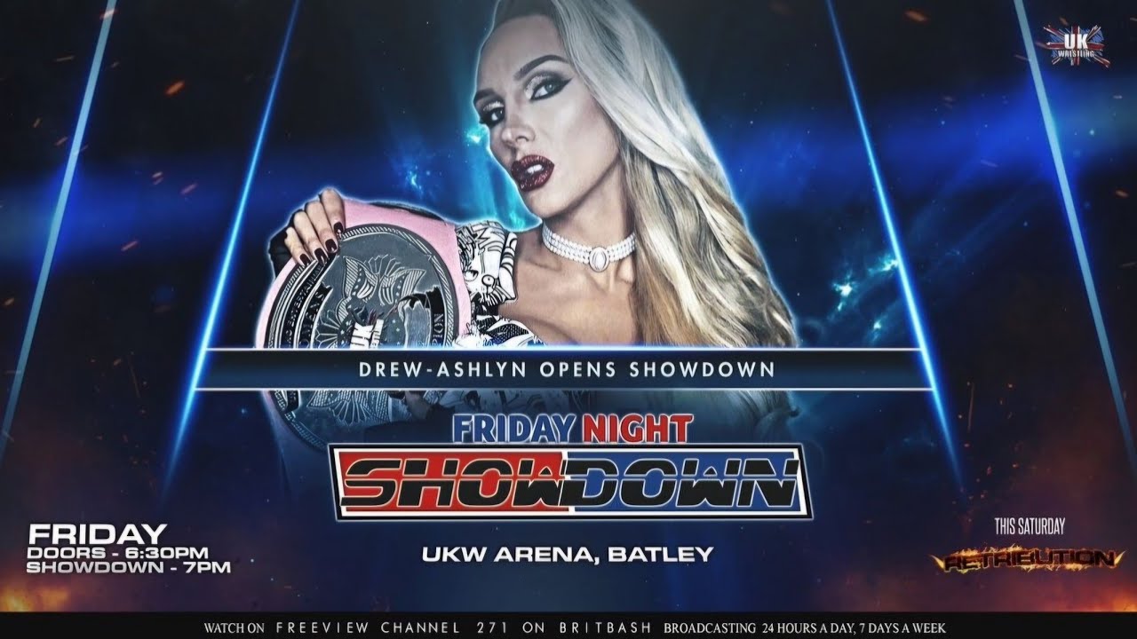 Drew-Ashlyn vs Ruby Brocco women's uk wrestling - YouTube