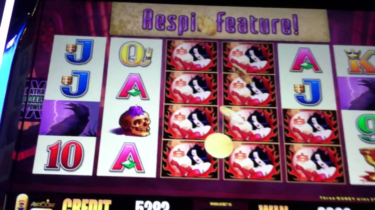 Wicked Winnings Slot Machine Respin Feature - YouTube