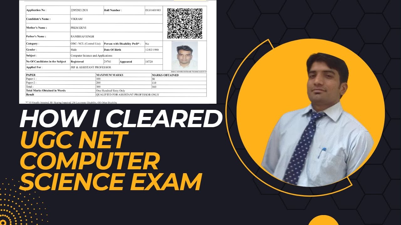 How I cleared UGC NET Computer Science exam - YouTube