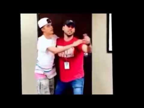Justin Bieber and Scooter Braun