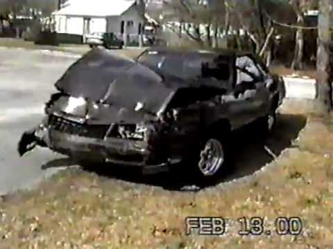 1988 chevy monte carlo SS after head on crash with van for sale barn ...