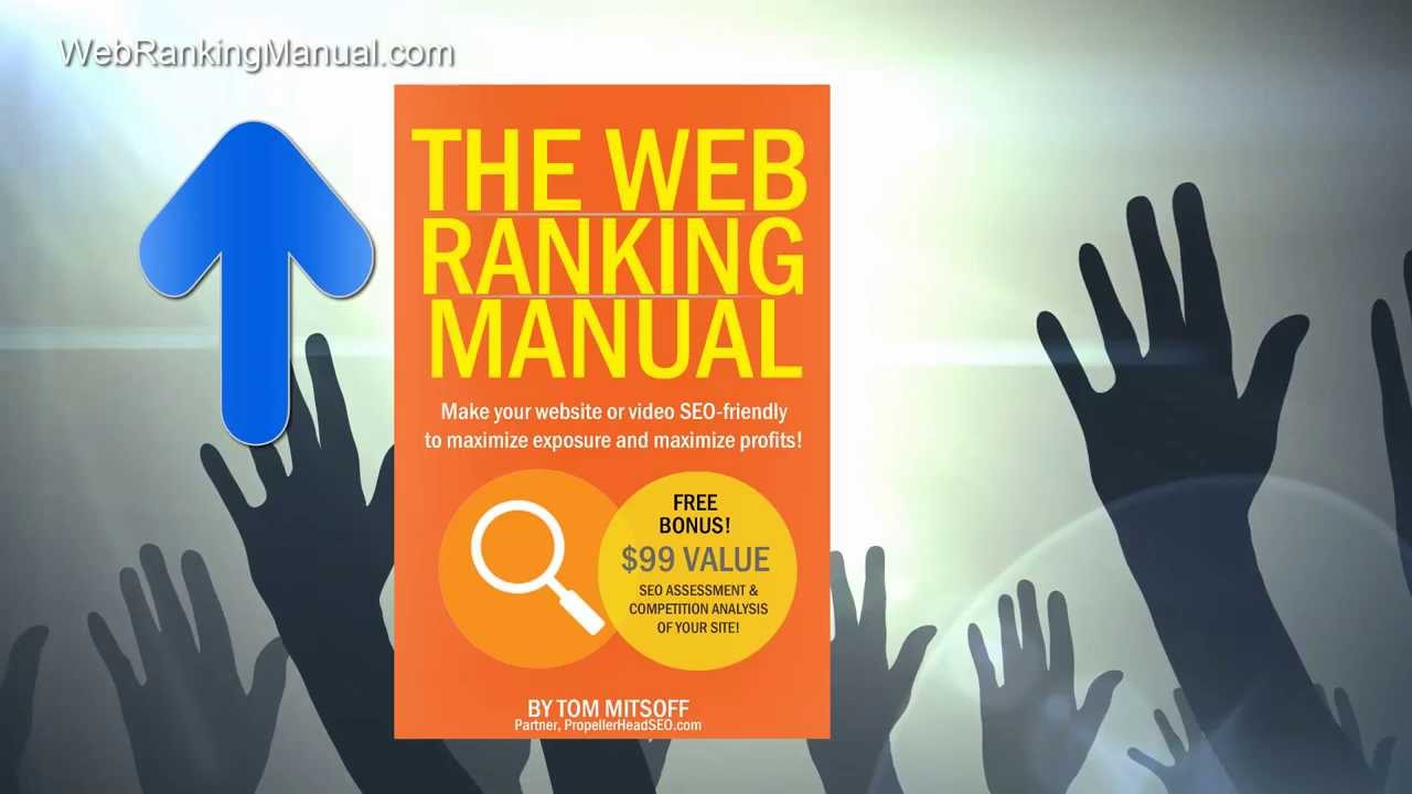 Search engine optimization starter guide: Kindle bestseller 'The Web Ranking Manual' - YouTube