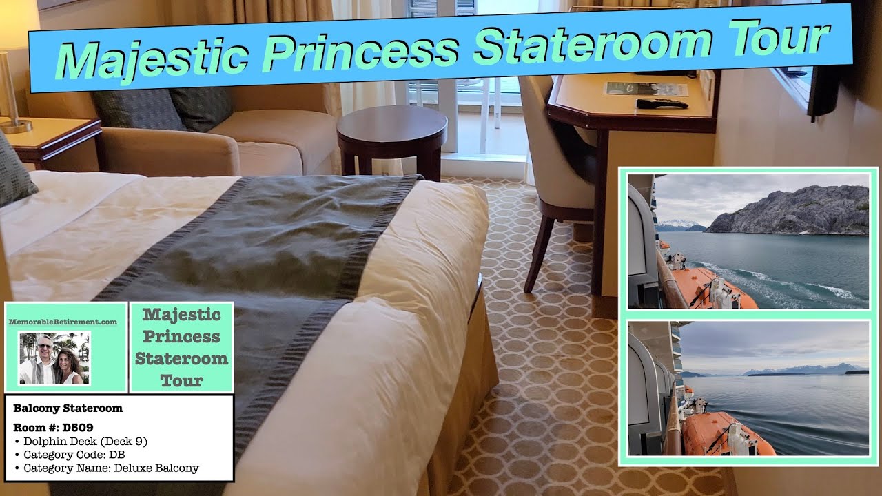 Majestic Princess Cruise Ship, Balcony Stateroom D509 #cruiseship # ...
