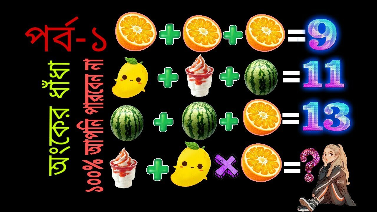 অংকের ধাঁধা | Math puzzle | মগজ ধোলাই | Riddles in bengali | Puzzle ...