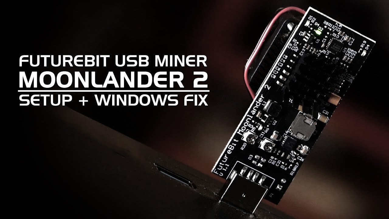 FutureBit Moonlander 2: how to mine Scrypt: Litecoin & Dogecoin - YouTube