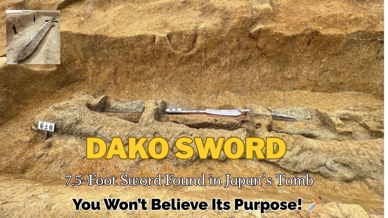7.5-Foot Sword Found in Japan’s Tomb – You Won’t Believe Its Purpose! 🗡 ...