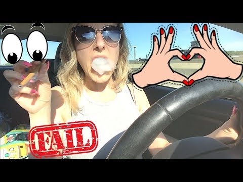 SMOKING A BLUNT AND GETTING MY NAILS DONE | (VLOG)