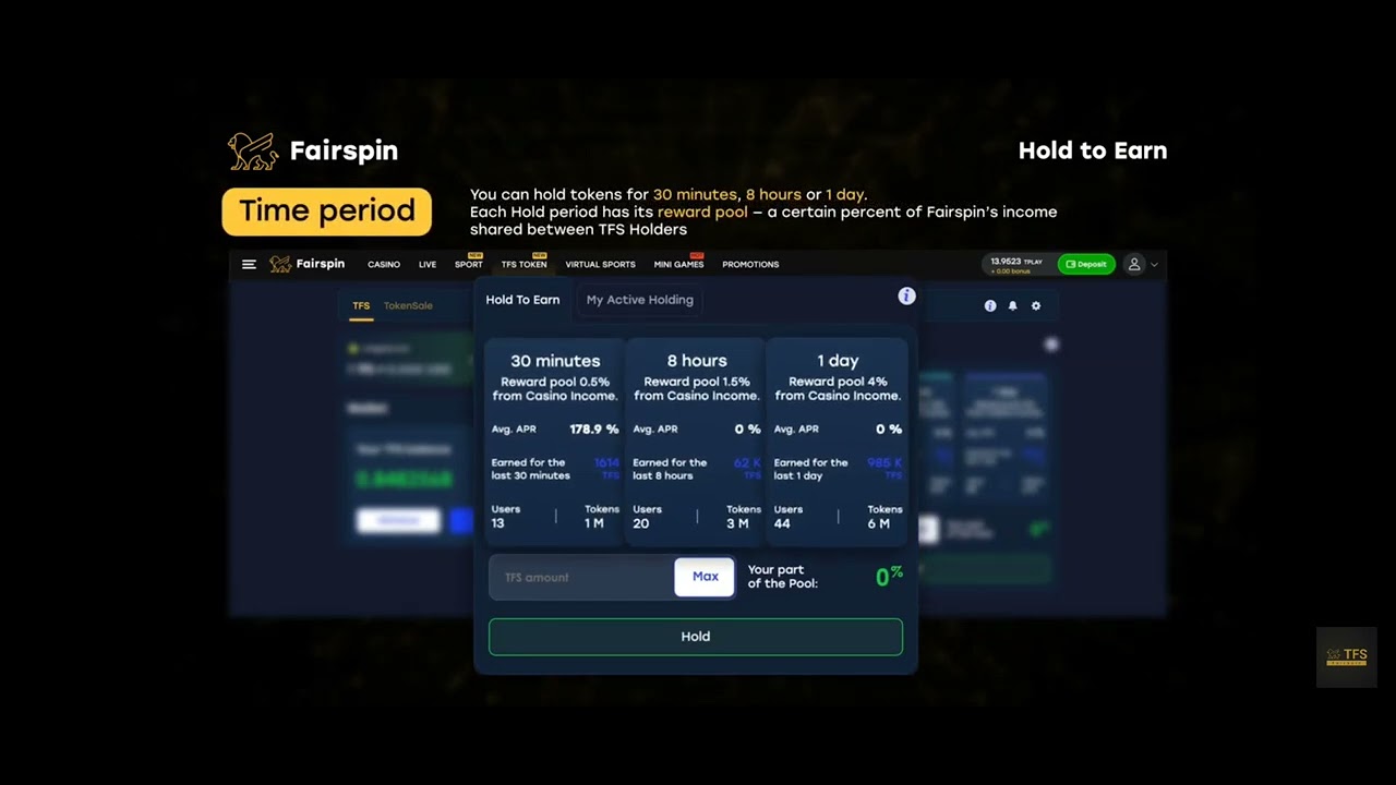 Fairspin - Tfs token - Free 200 Tfs link - YouTube