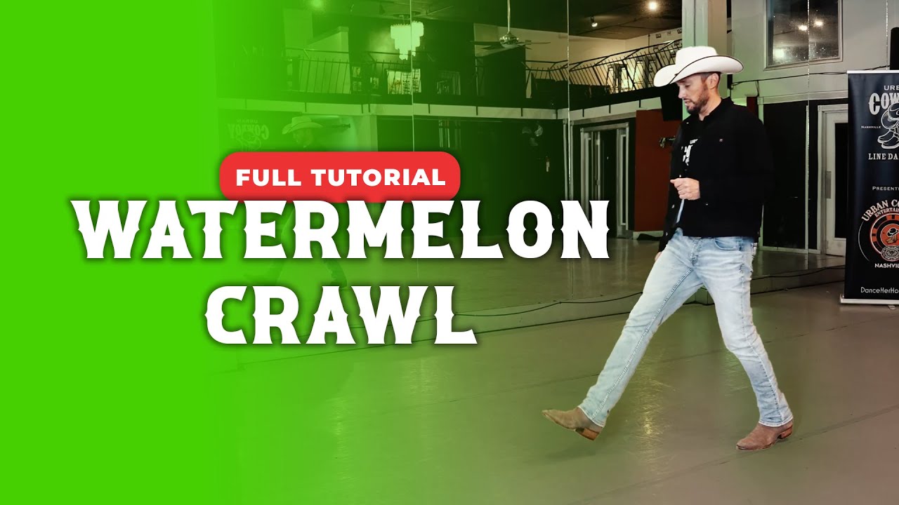 Watermelon Crawl - Line Dancing Full Tutorial - YouTube
