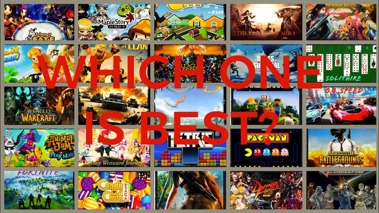 Top 25 most popular games. - YouTube