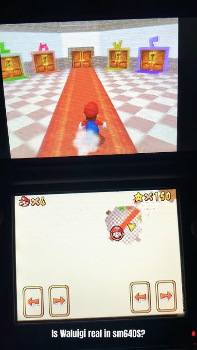 Waluigi in Mario 64DS - YouTube