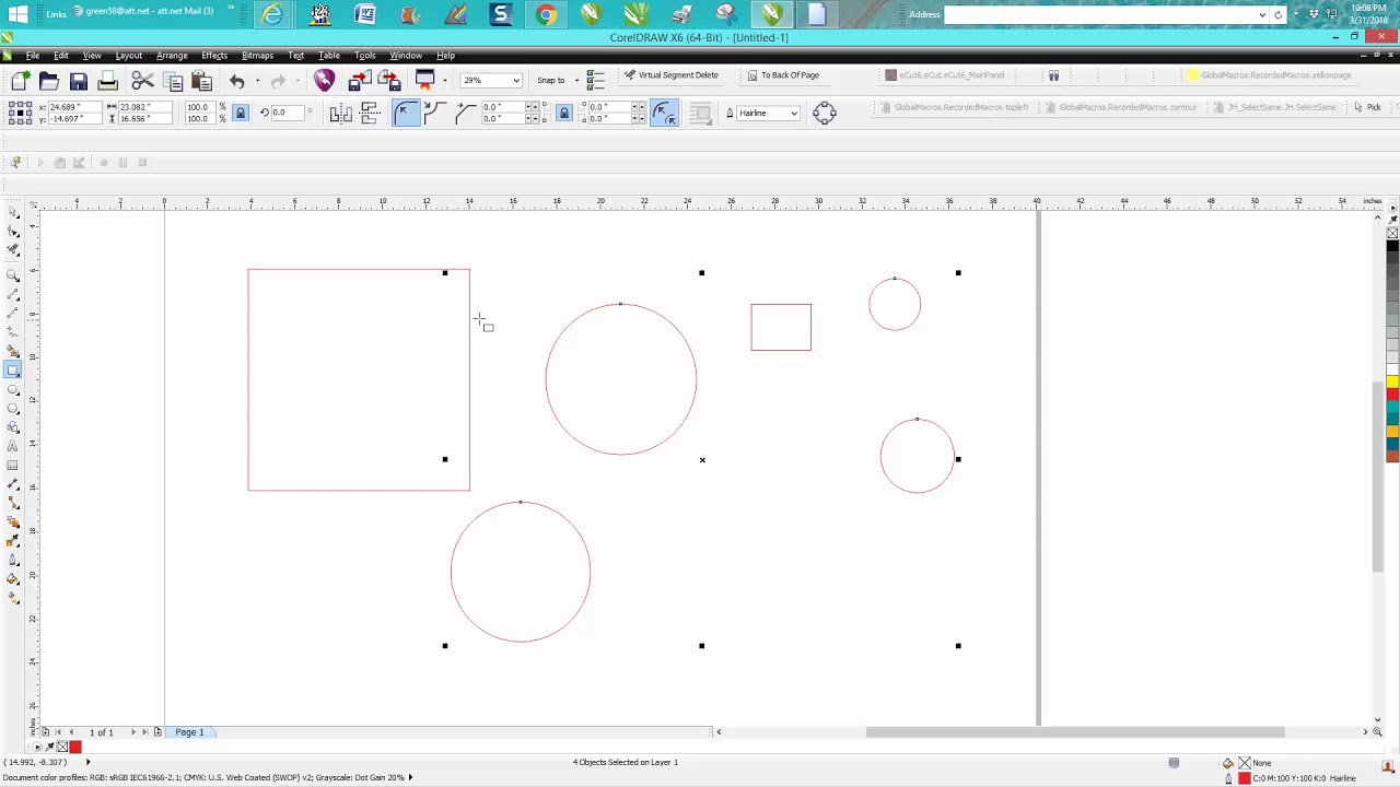 Corel Draw Tips & Tricks Select an Object without the Pick tool - YouTube