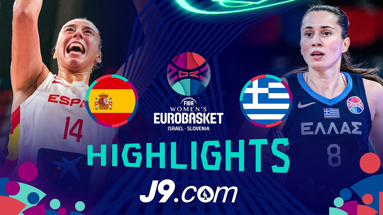 Spain 🇪🇸 vs Greece 🇬🇷 | J9 Highlights | FIBA #EuroBasketWomen 2023 ...