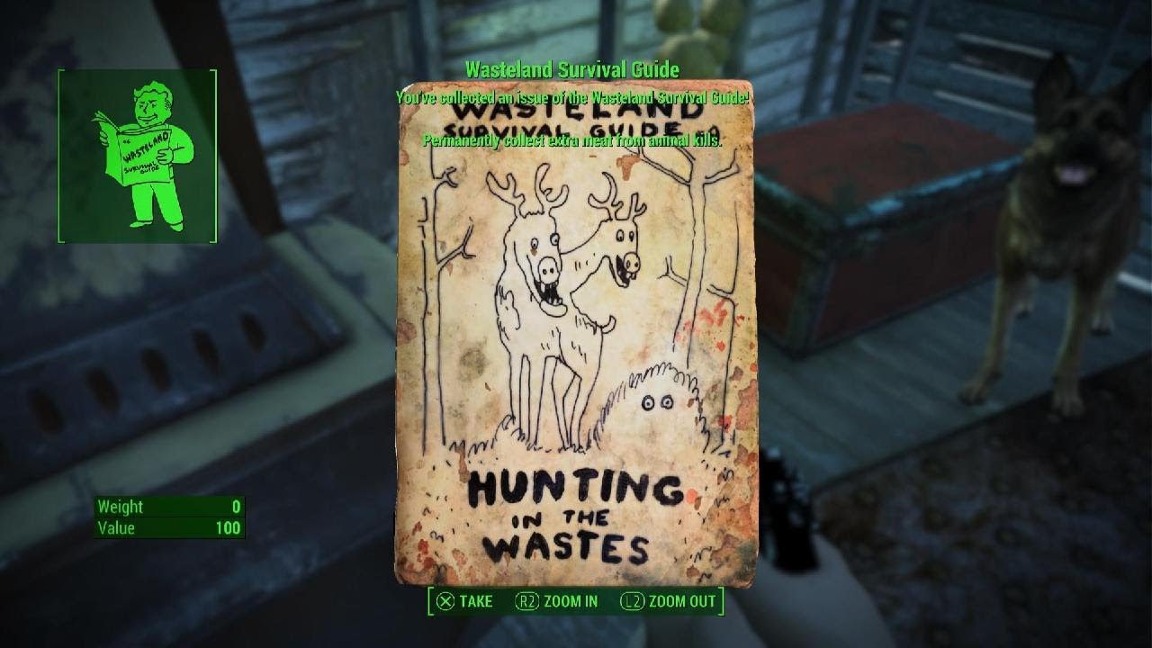 Fallout 4 PS5 Remastered wasteland survival guide location sunshine ...