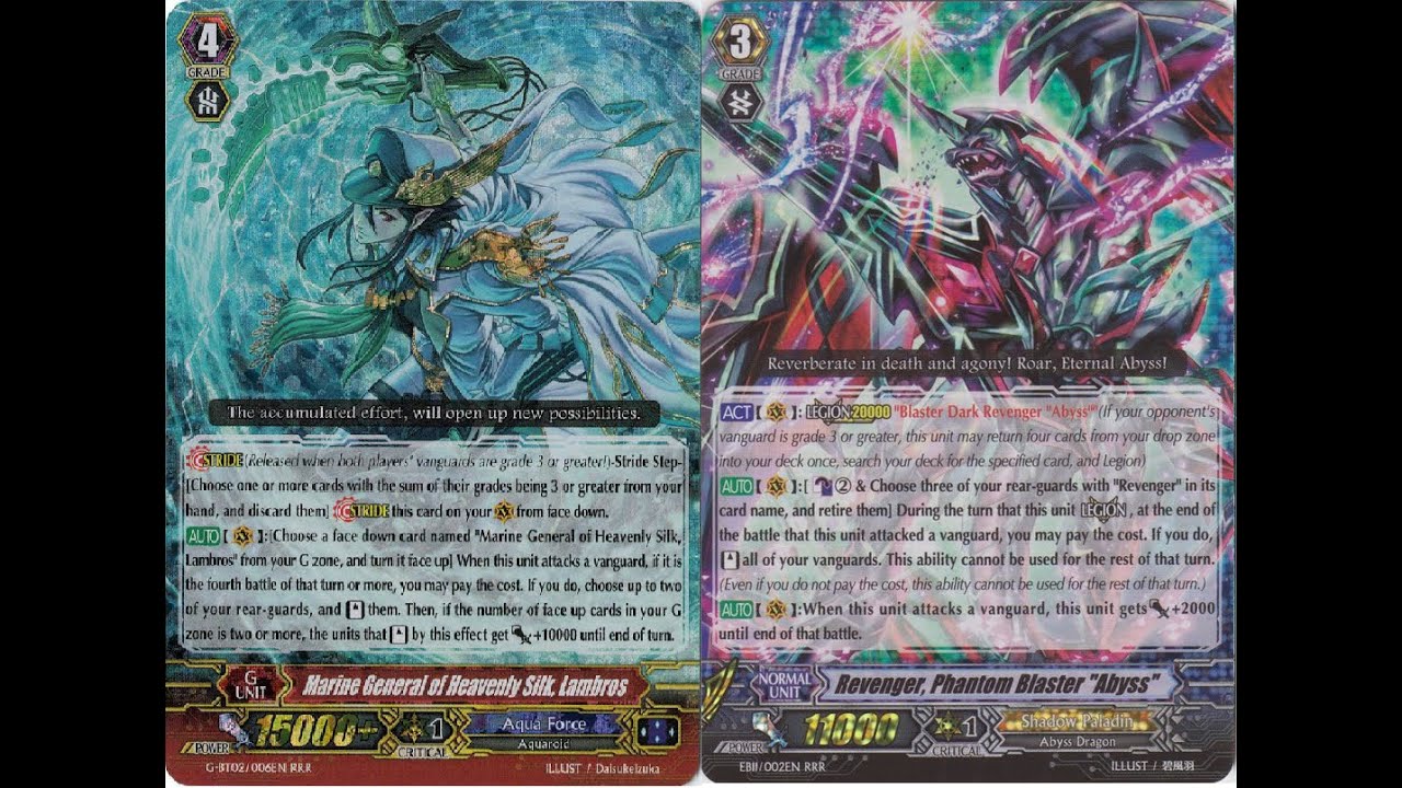 Magica Cafe Vanguard TH Aquaforce vs Phantom Blaster Abyss - YouTube