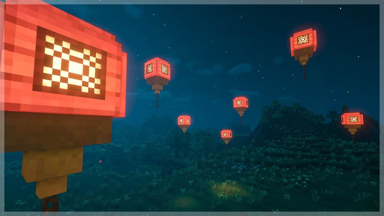 Minecraft: How to Build Floating Lanterns #Shorts - YouTube